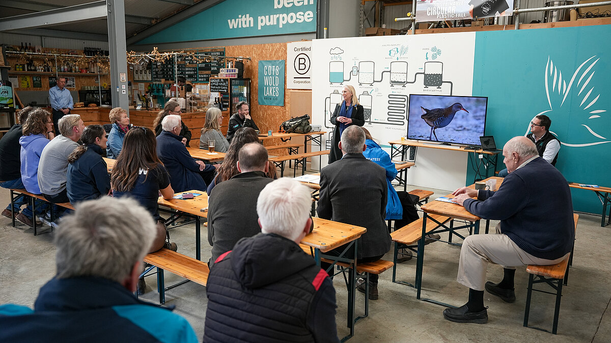 Roz Savage MP Celebrates Cotswold Lakes Launch - Roz Savage MP